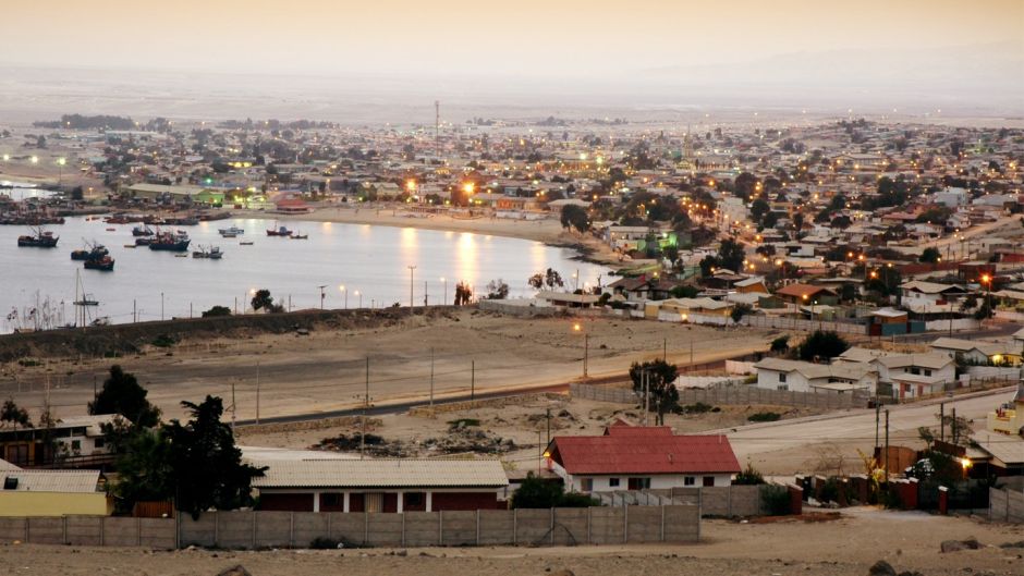 Ciudad de Caldera, provincia de Copiapo en la región de Atacama