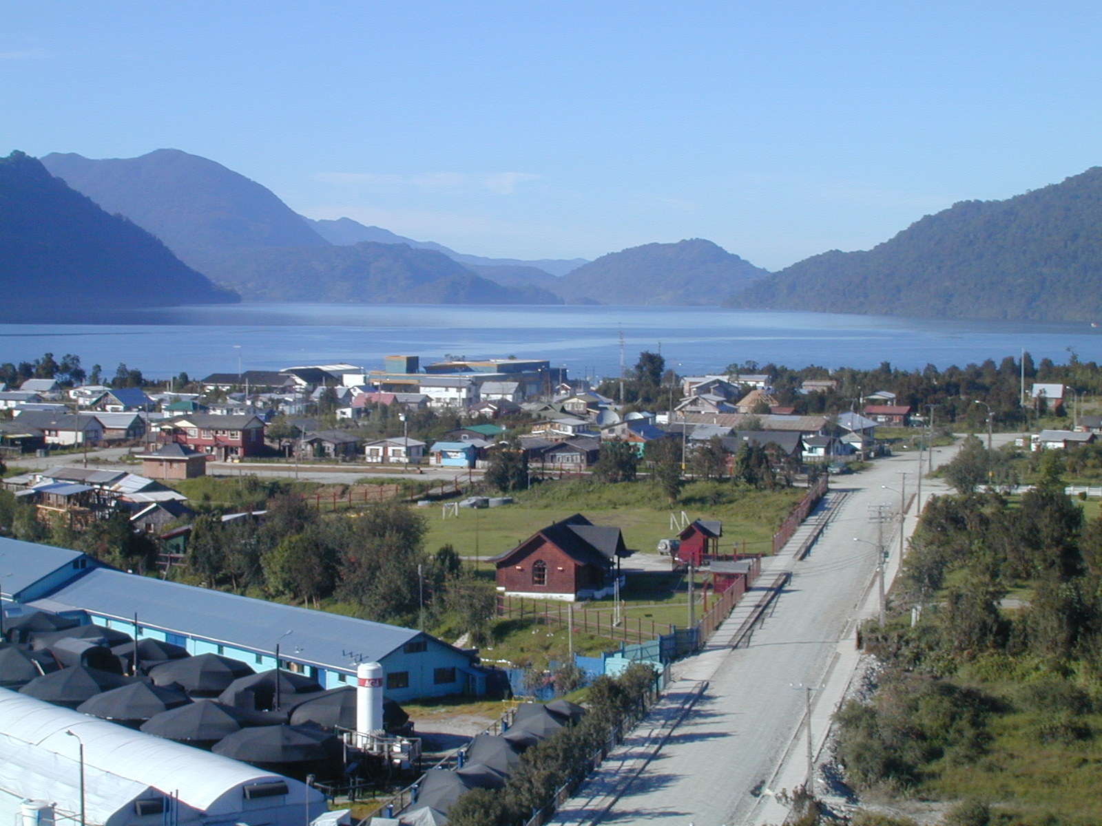 Hornopiren, Ciudad de Hornopiren, Carretera Austral